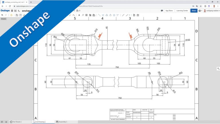 Videotutorial - onshape - drafting - Broken Out Section - wolfgang ...
