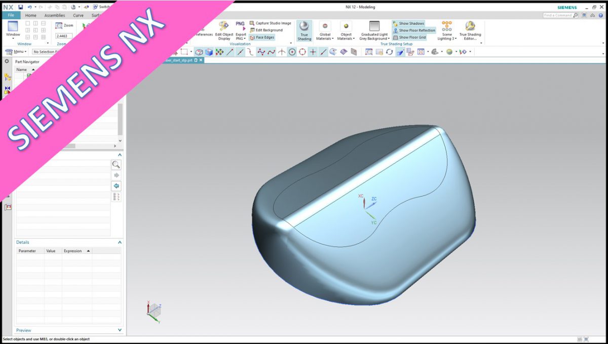 Videotutorial - siemens nx 12 - surfaces - Combustion Chamber ...