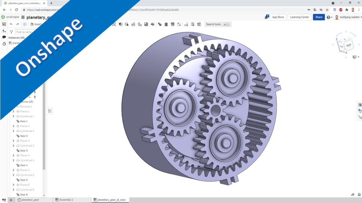 Videotutorial - onshape - kinematik - Slide & Tilt Mechanism - wolfgang ...